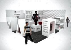 Falconboard paper-based graphic display board creates 3D structural ...