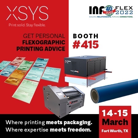 XSYS to demonstrate full flexo portfolio at INFOFLEX 2022 - World of Print