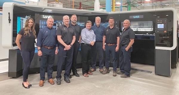 Landa S10P Nanographic Printing Press Advances Quads Innovative In ...